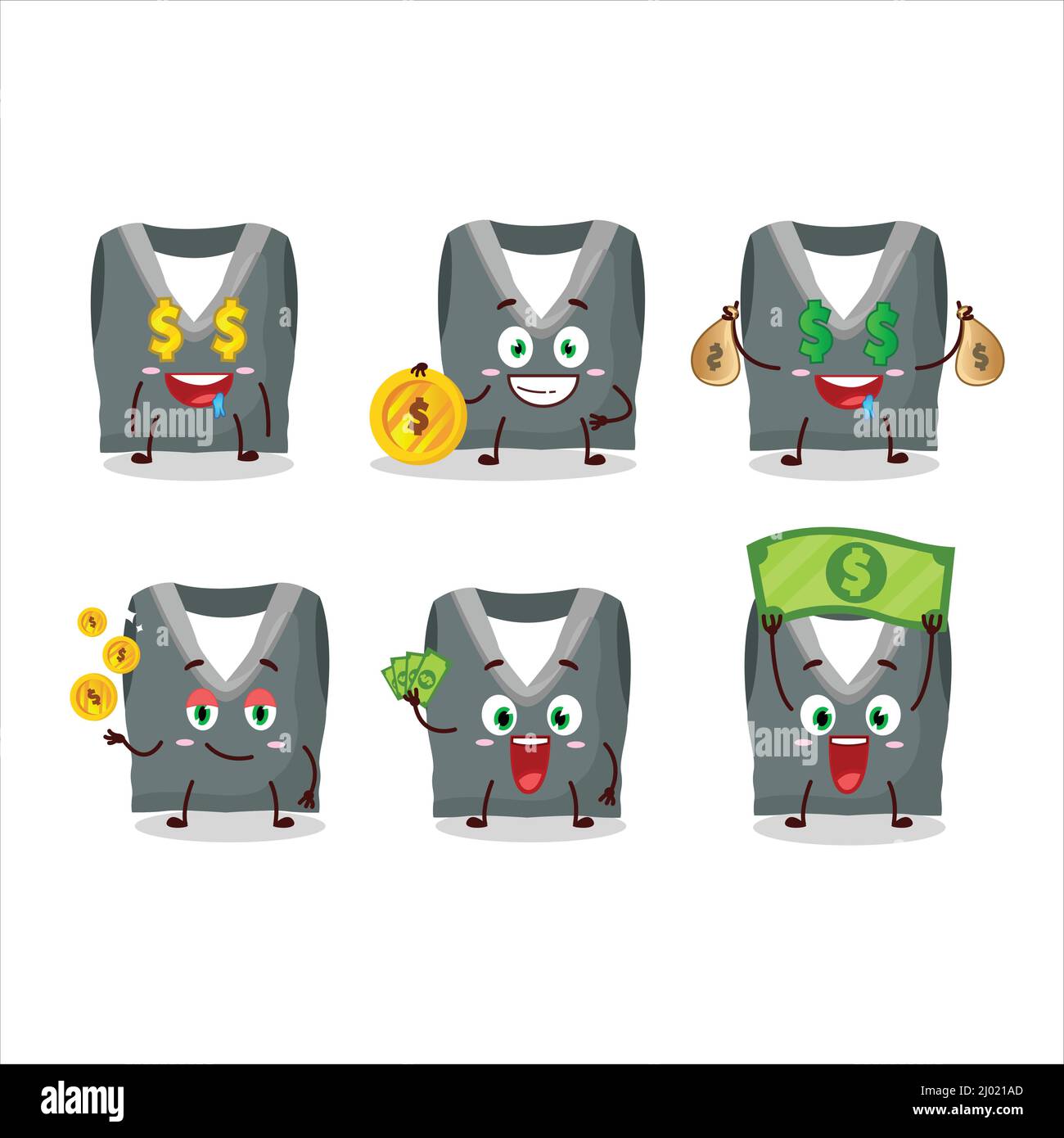 Blue and gold vest Stock Vector Images - Alamy