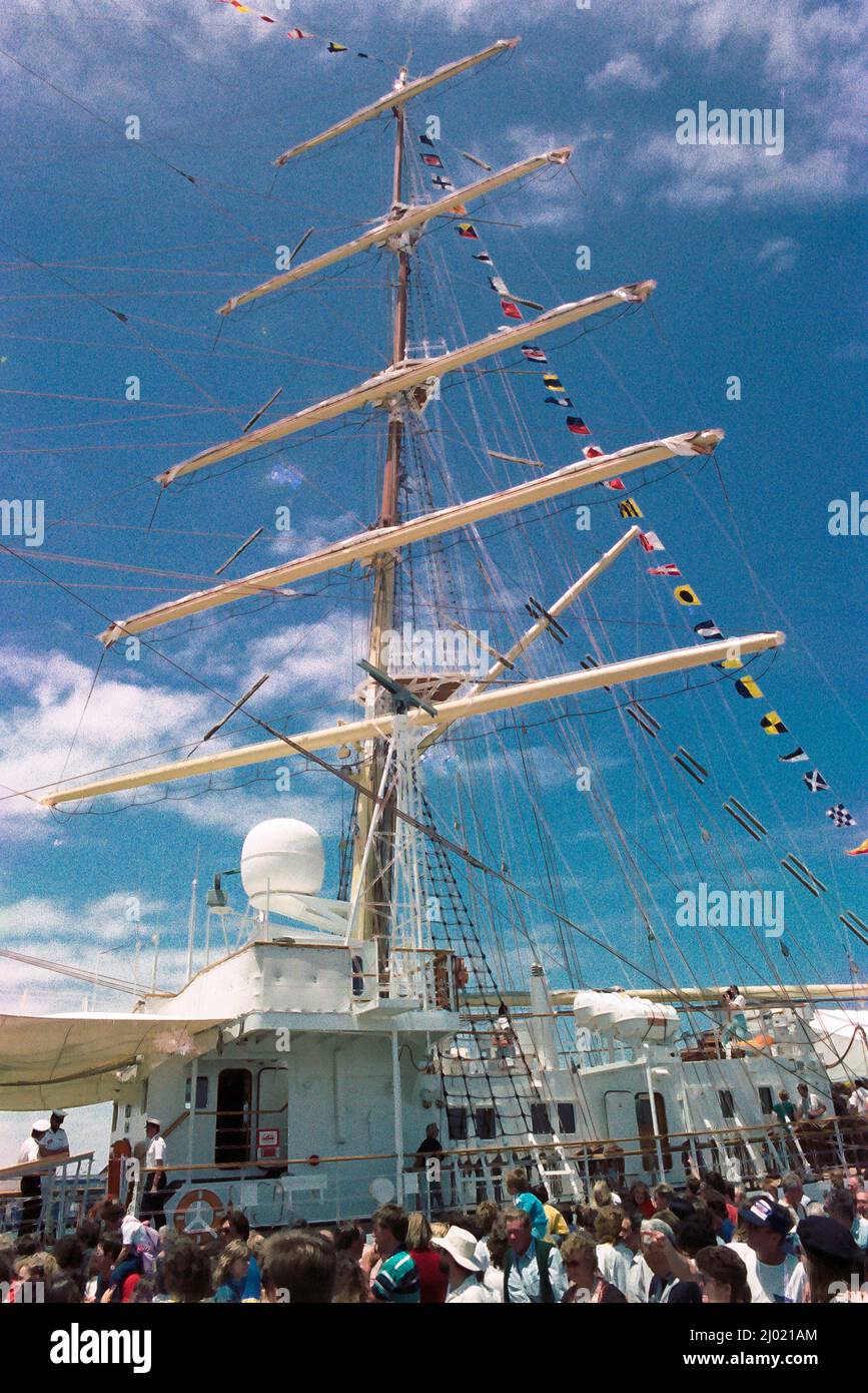 Tall Ships Festival, Port Melbourne, celebrating the 1988 Australian ...