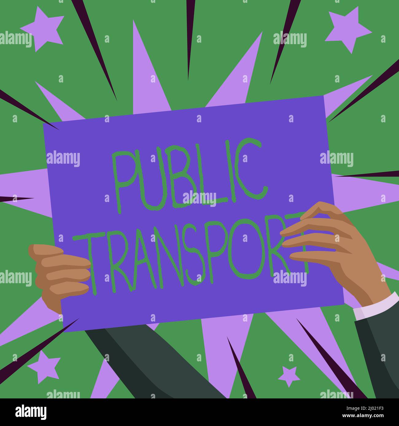 Conceptual caption Public Transport. Business approach transport of ...