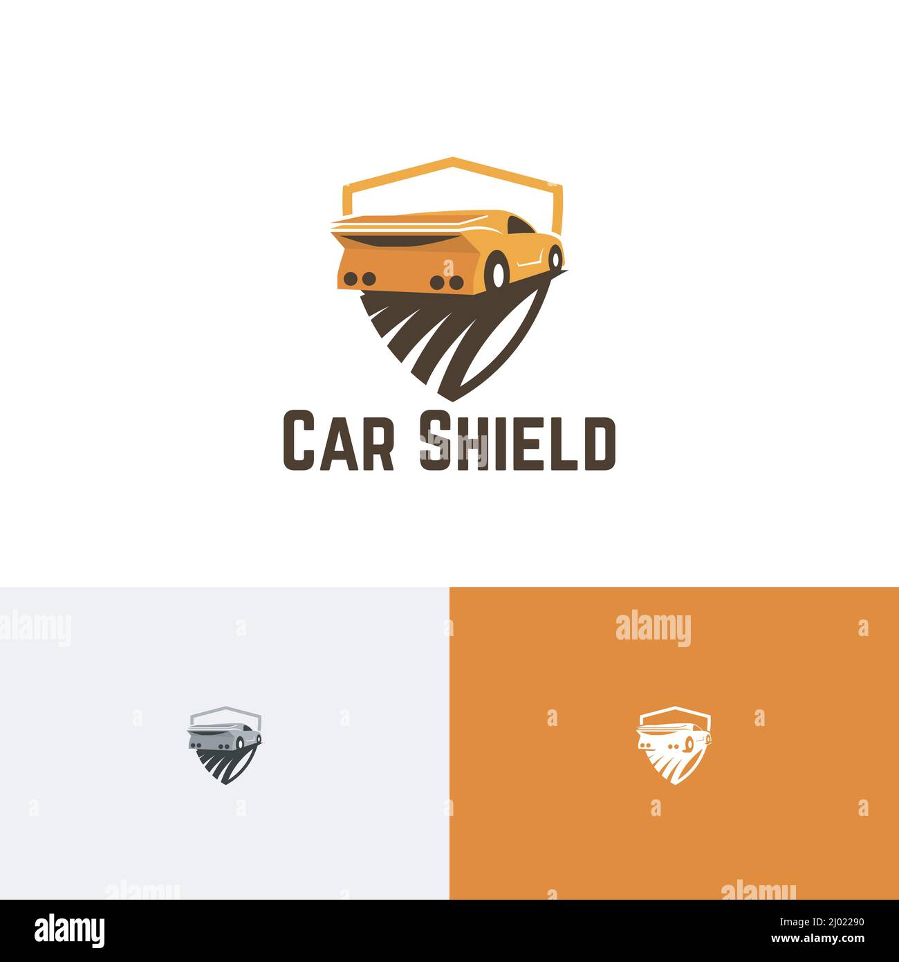 Car Shield Garage Repair Protection Shop Auto Service Logo Template ...