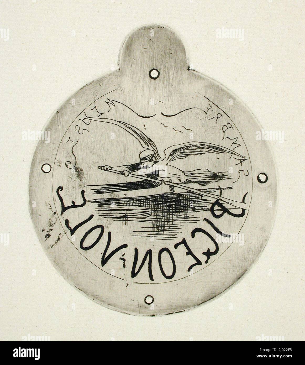 Pigeon-Vole. Félicien Victor Joseph Rops (Belgium, Namur, 1833-1898 ...