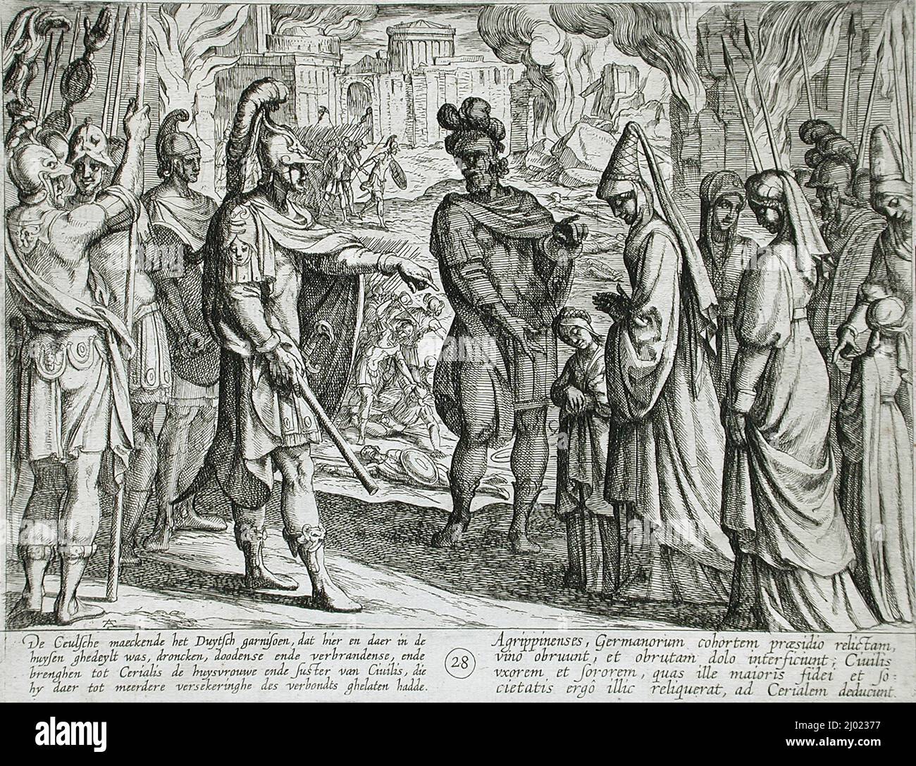 Cologne Troops Bring Civilis' Wife and Sister to Cerialis. Antonio ...