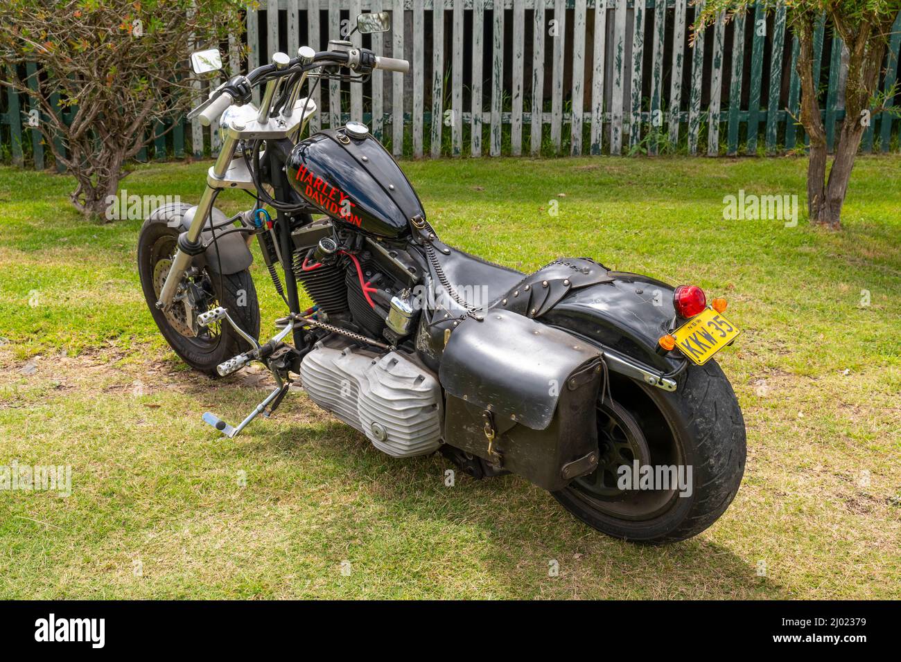2006 FXS Harley Davidson custom motorcycle chopper Stock Photo - Alamy
