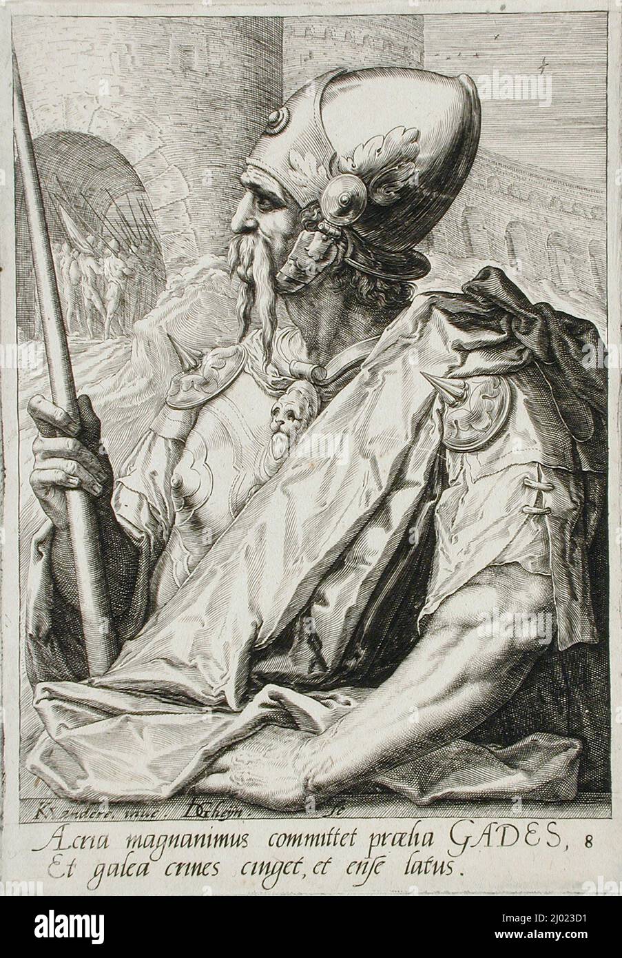 Gad. Jacques de Gheyn II (Flanders, Antwerp, 1565-1629). Holland, circa ...