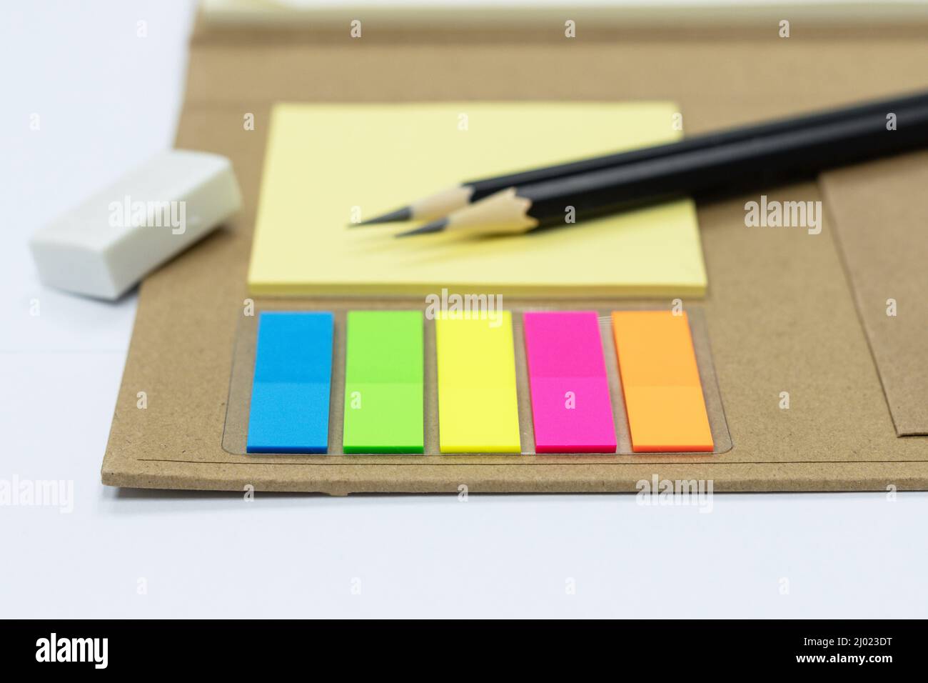 colors note selective focus concept List and Reminder equipment for ...