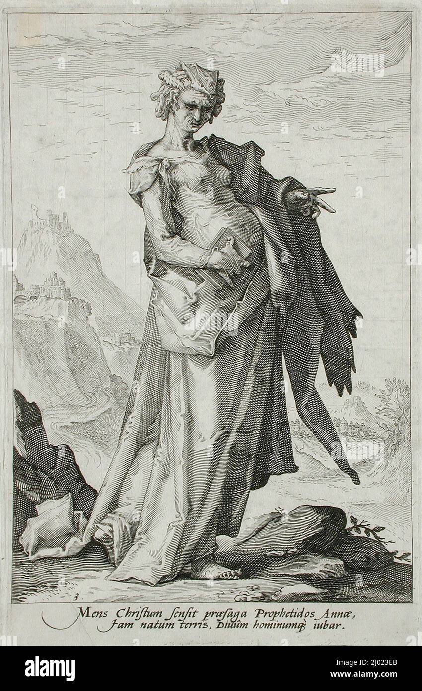 Hannah. Jacob Matham (Holland, Haarlem, 1571-1631). Holland, 1588 ...