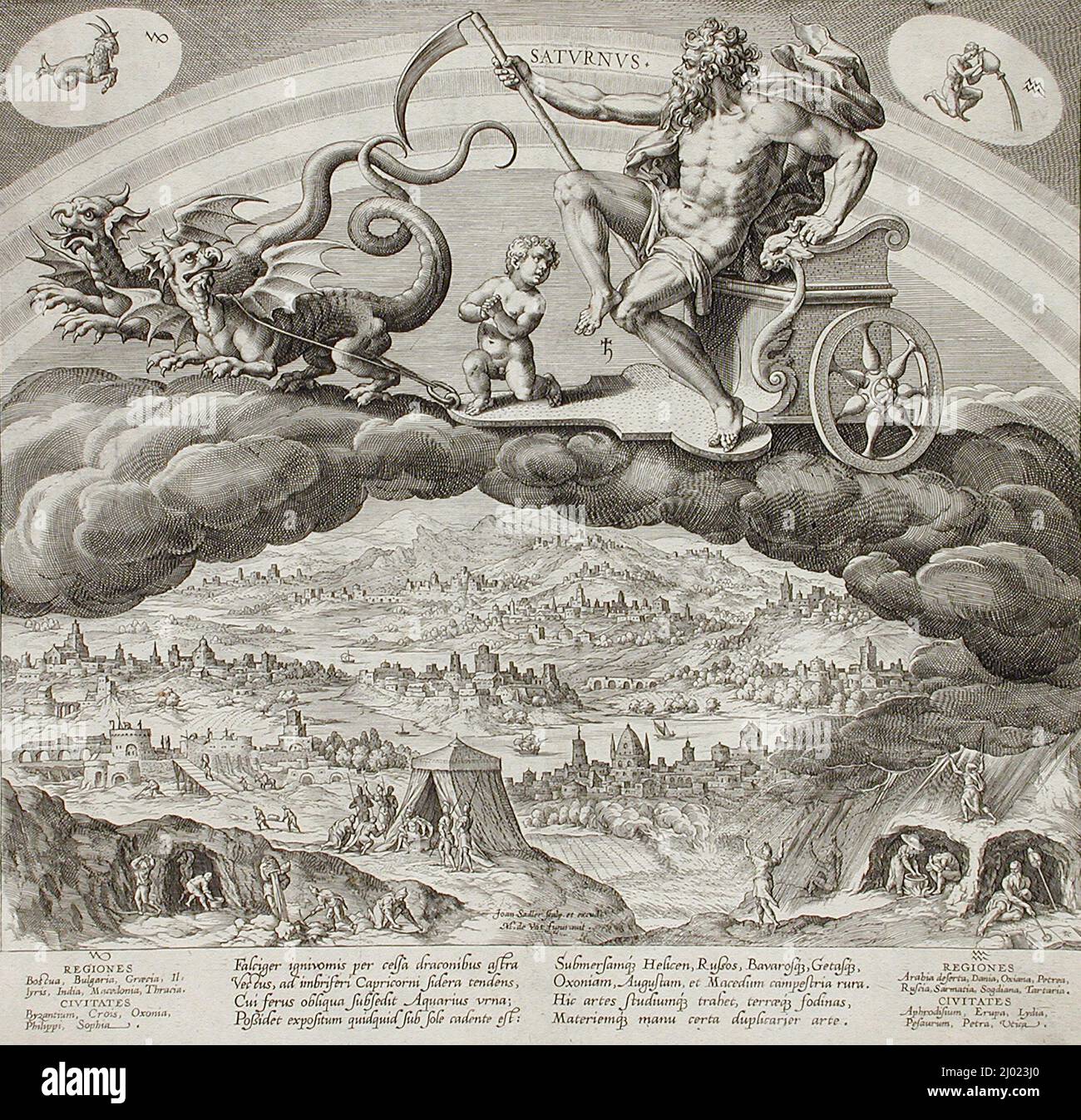 Mercury. Johannes Sadeler I (Flanders, Brussels, 1550-circa 1600 ...