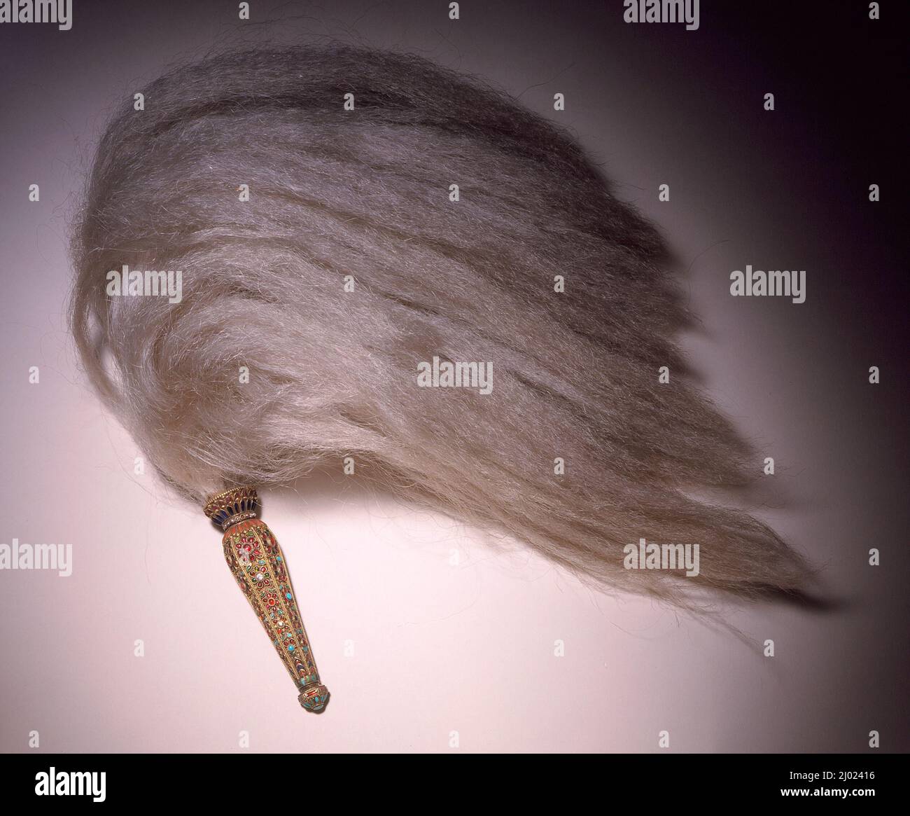 Ritual Fly Whisk. Nepal, circa 1800. Tools and Equipment. Gilt copper ...