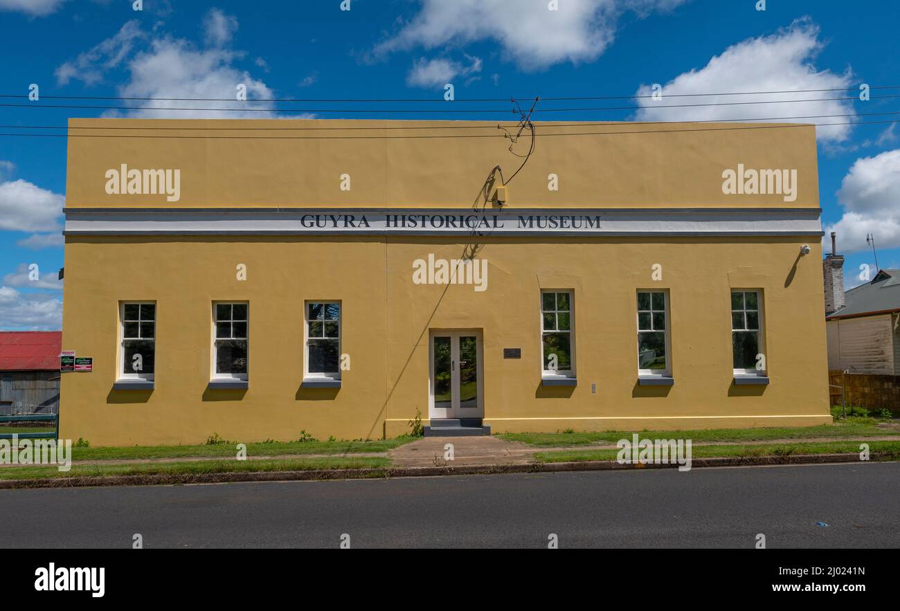 The main street of Guyra in northern New South Wales, Australia, the ...
