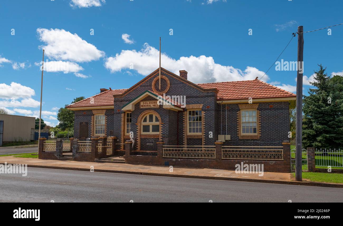 The main street of Guyra in northern New South Wales, Australia, the ...