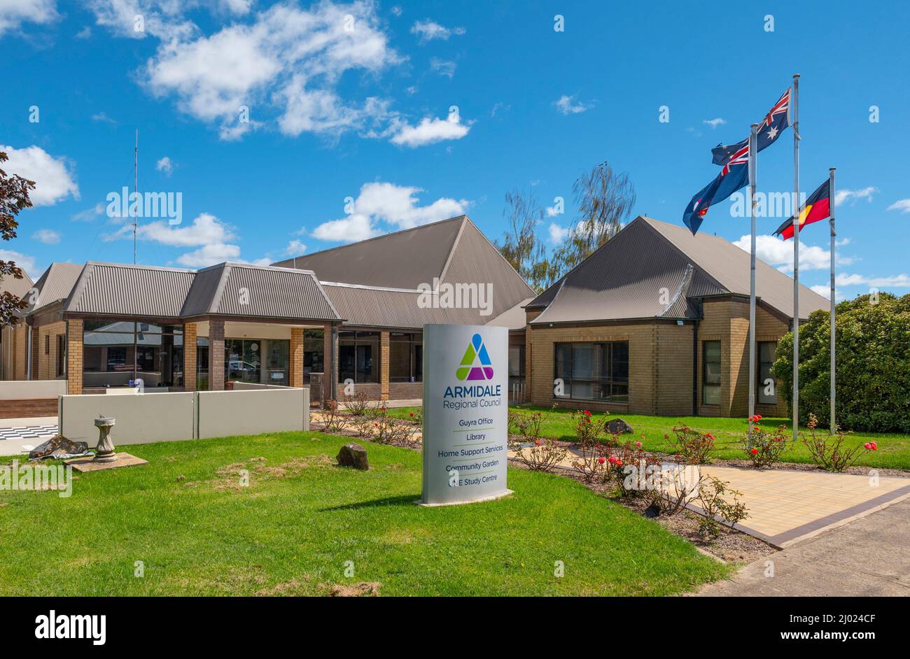 Armidale Regional Council, Guyra Office in the main street of Guyra in ...