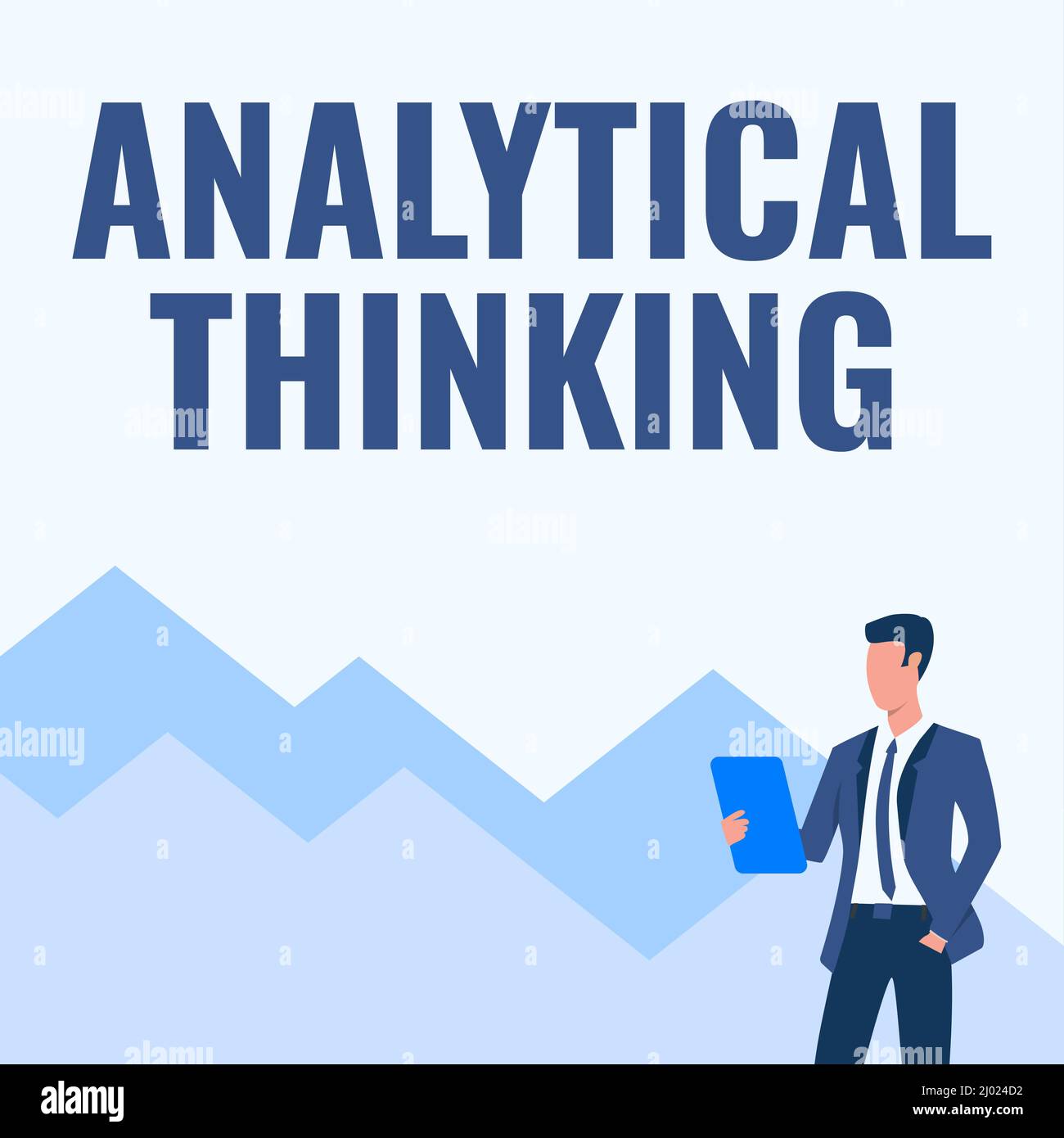 Sign displaying Analytical Thinking. Business approach break down ...