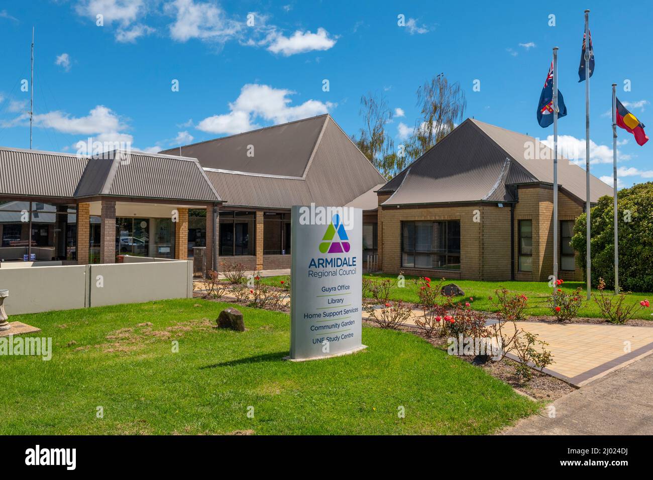 Armidale Regional Council, Guyra Office in the main street of Guyra in ...