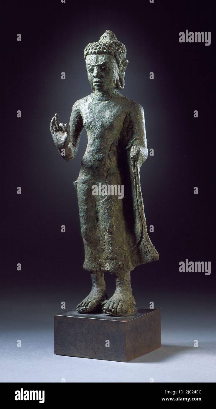 Buddha Shakyamuni. Thailand, Mon-Dvaravati, circa 8th-9th century ...
