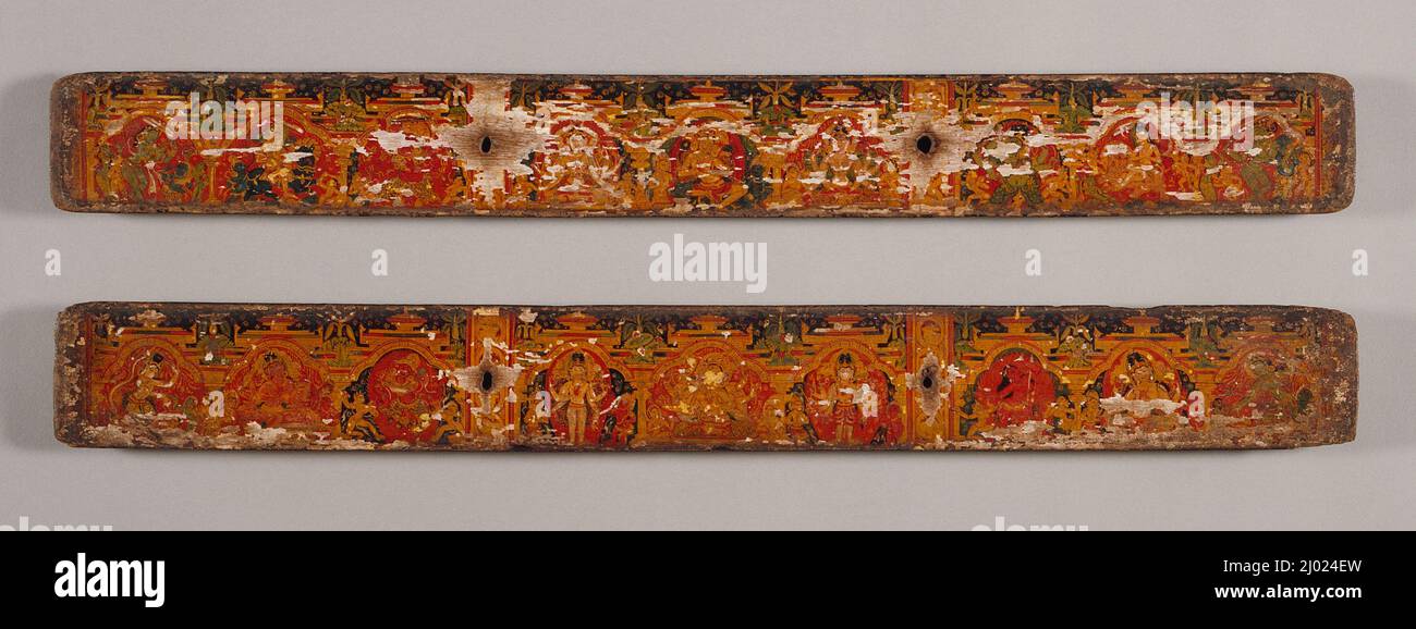 Vajrayana Deities, Covers of a Manuscript. India, West Bengal, circa ...