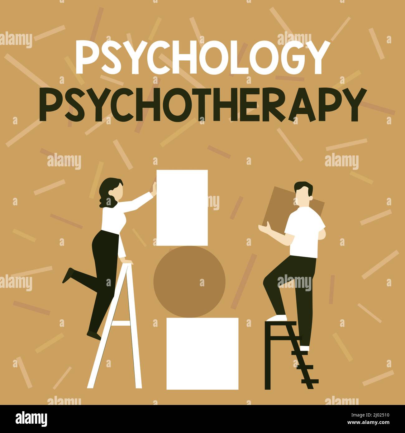 Text caption presenting Psychology Psychotherapy. Word Written on ...