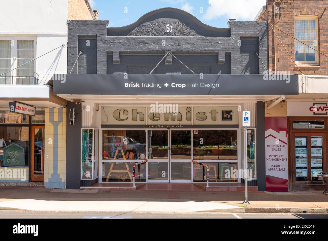 The main street of Guyra in northern New South Wales, Australia Stock ...