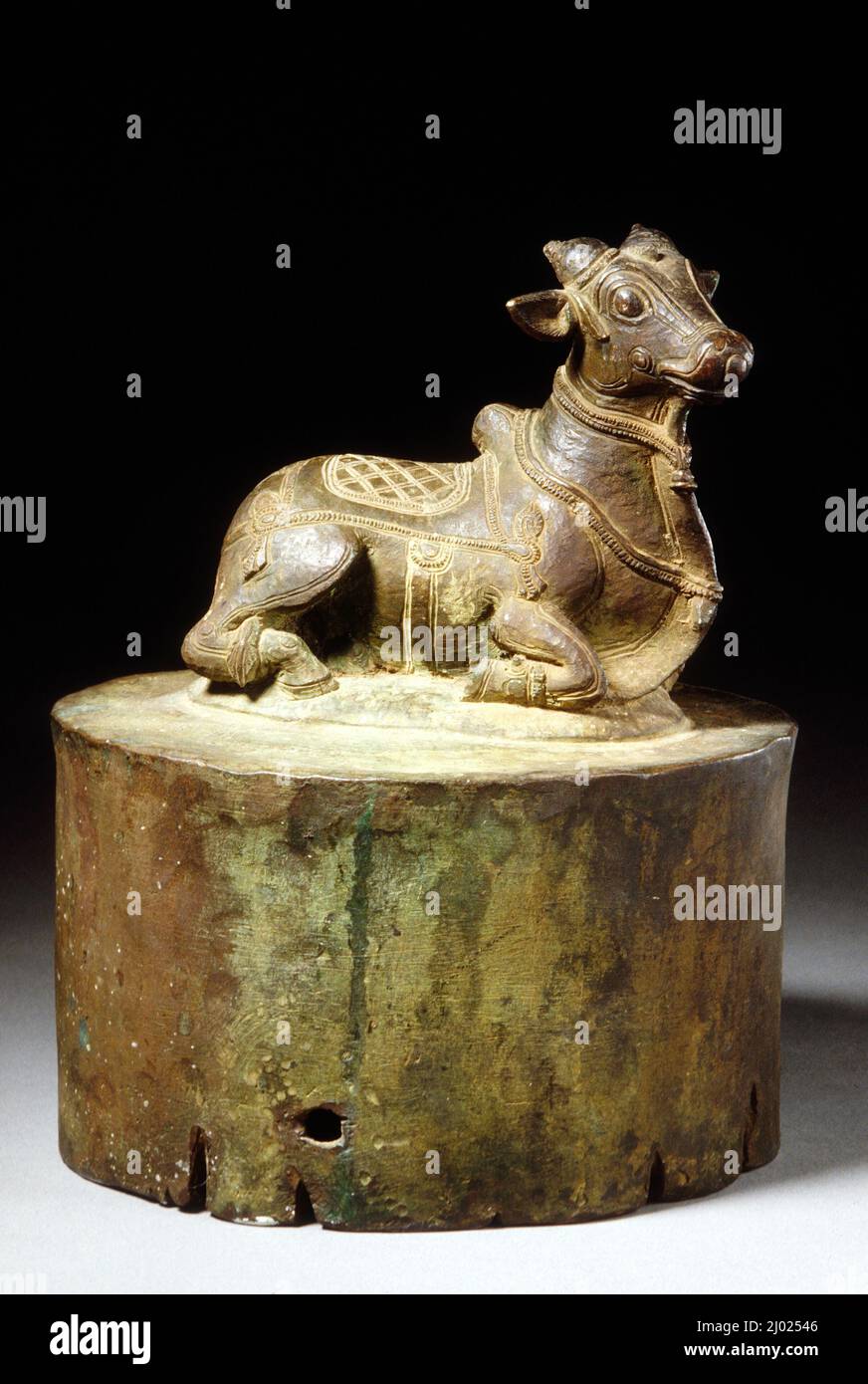 Nandi, the Bull Mount of Shiva. India, Tamil Nadu, 15th century ...