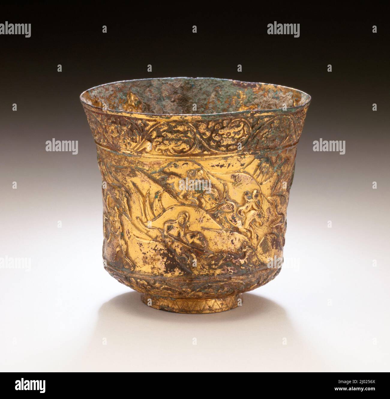 Cup with Hunting Scene. China, Six Dynasties period, 317-581 ...