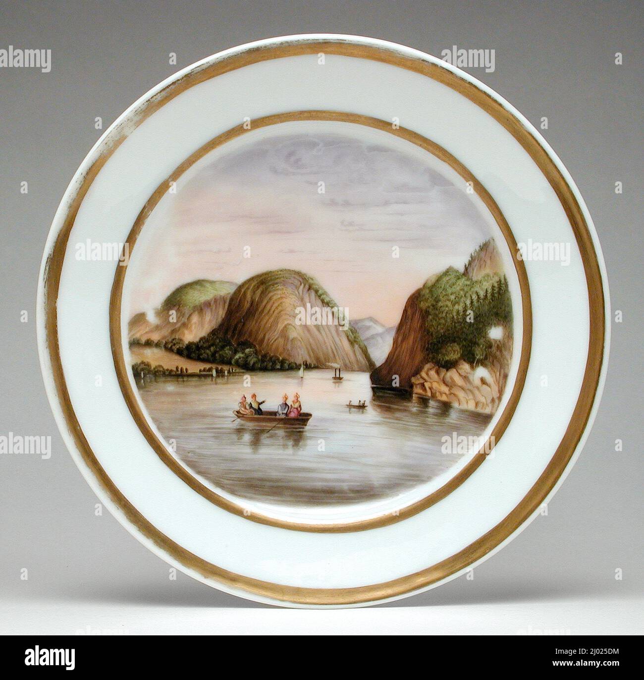 Plate. William Ellis Tucker Factory (United States, Pennsylvania ...