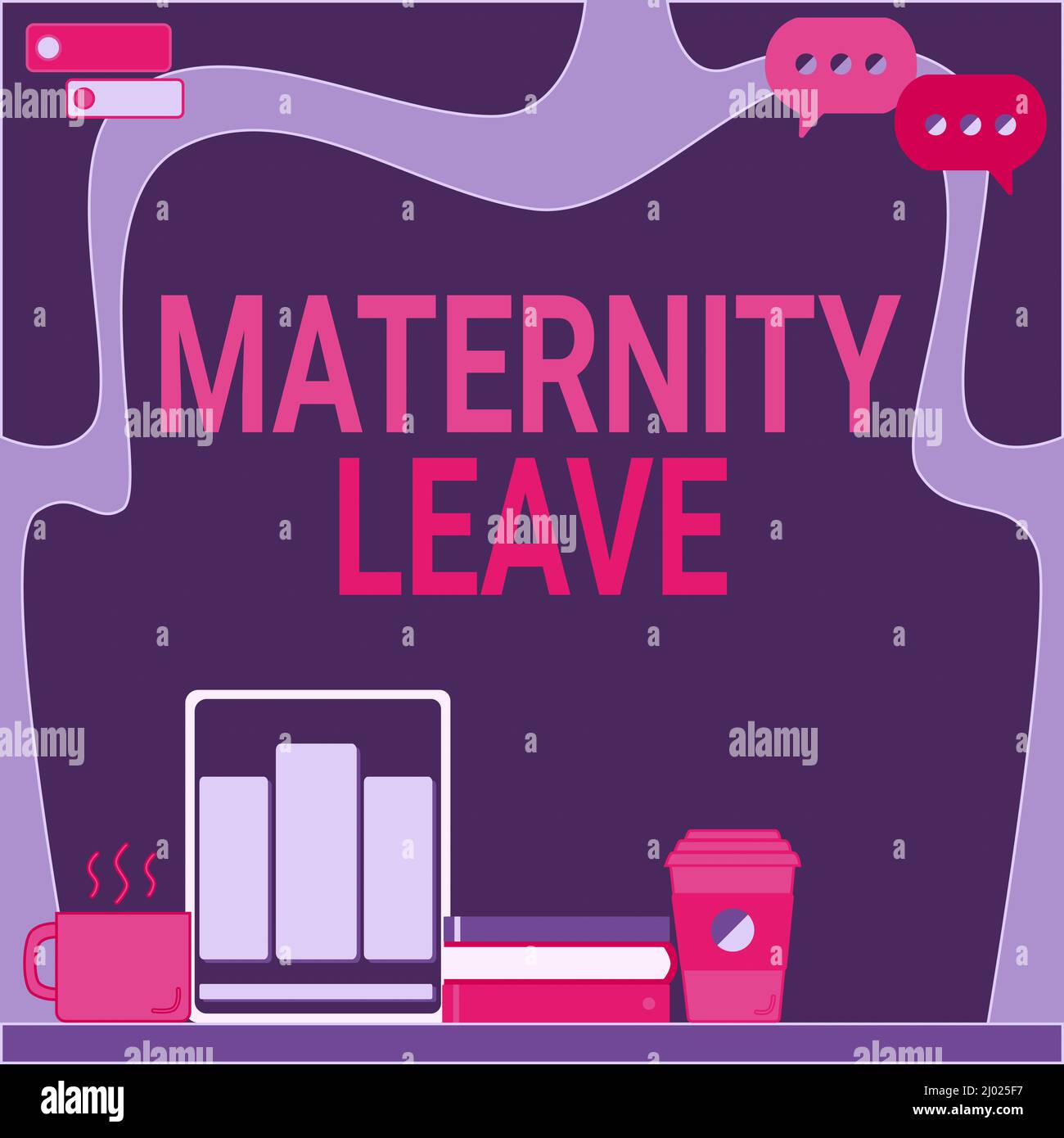 Text sign showing Maternity Leave. Business idea the leave of absence ...