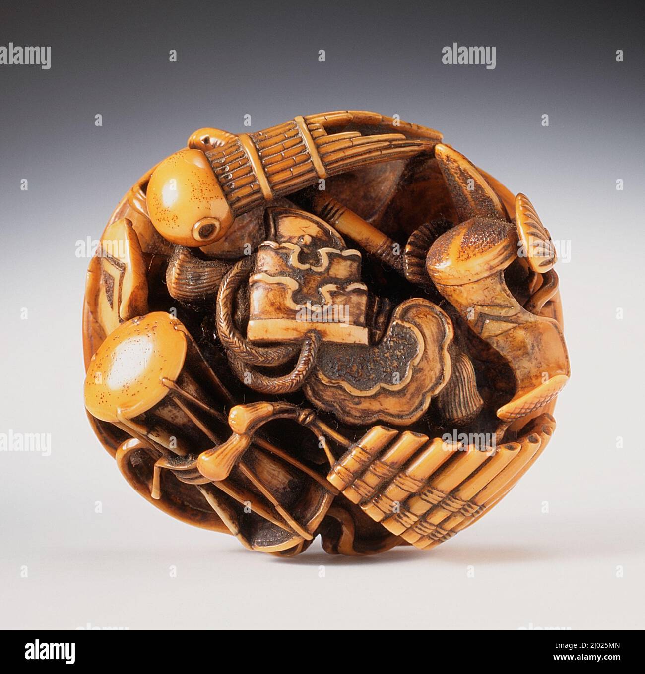 Musical Instruments for Kagura Ceremony. Sō (Japan, active second half ...