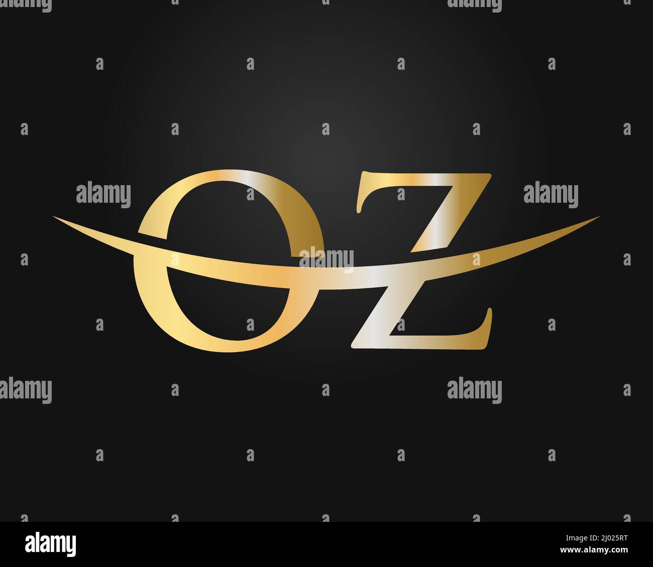 Initial Monogram Letter OZ Logo Design Vector. OZ Logo Design Template ...