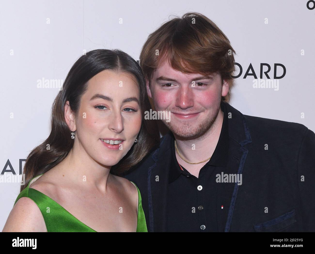 New York, USA. 15th Mar, 2022. Alana Haim, Cooper Hoffman attend the ...