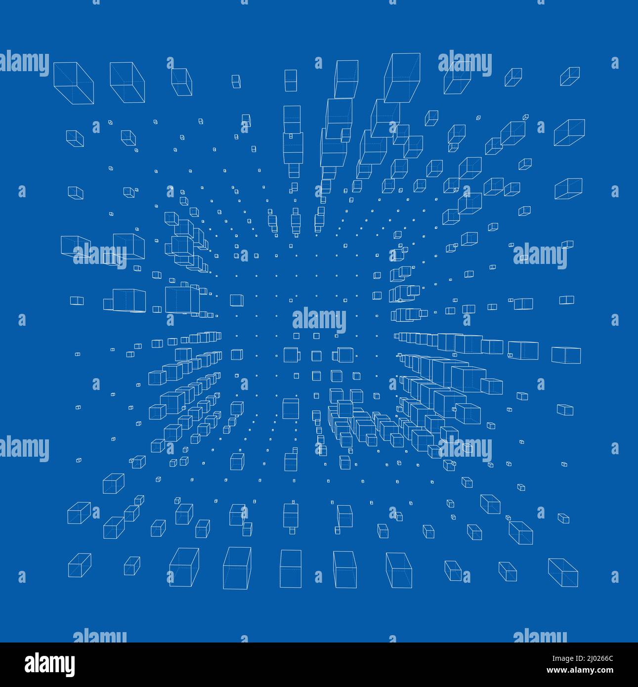 Vector Abstract Boxes Background Stock Vector Image And Art Alamy