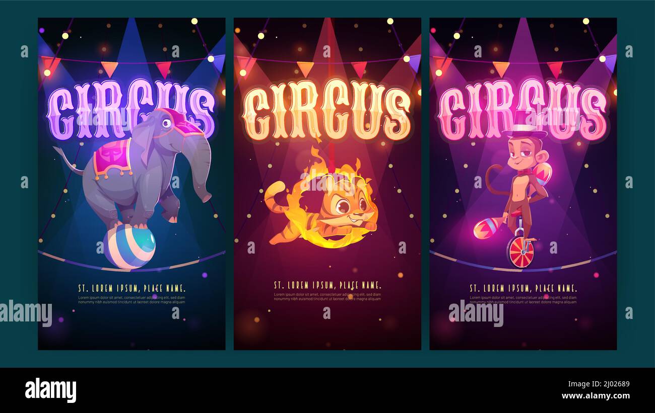 Circus posters hi-res stock photography and images - Alamy