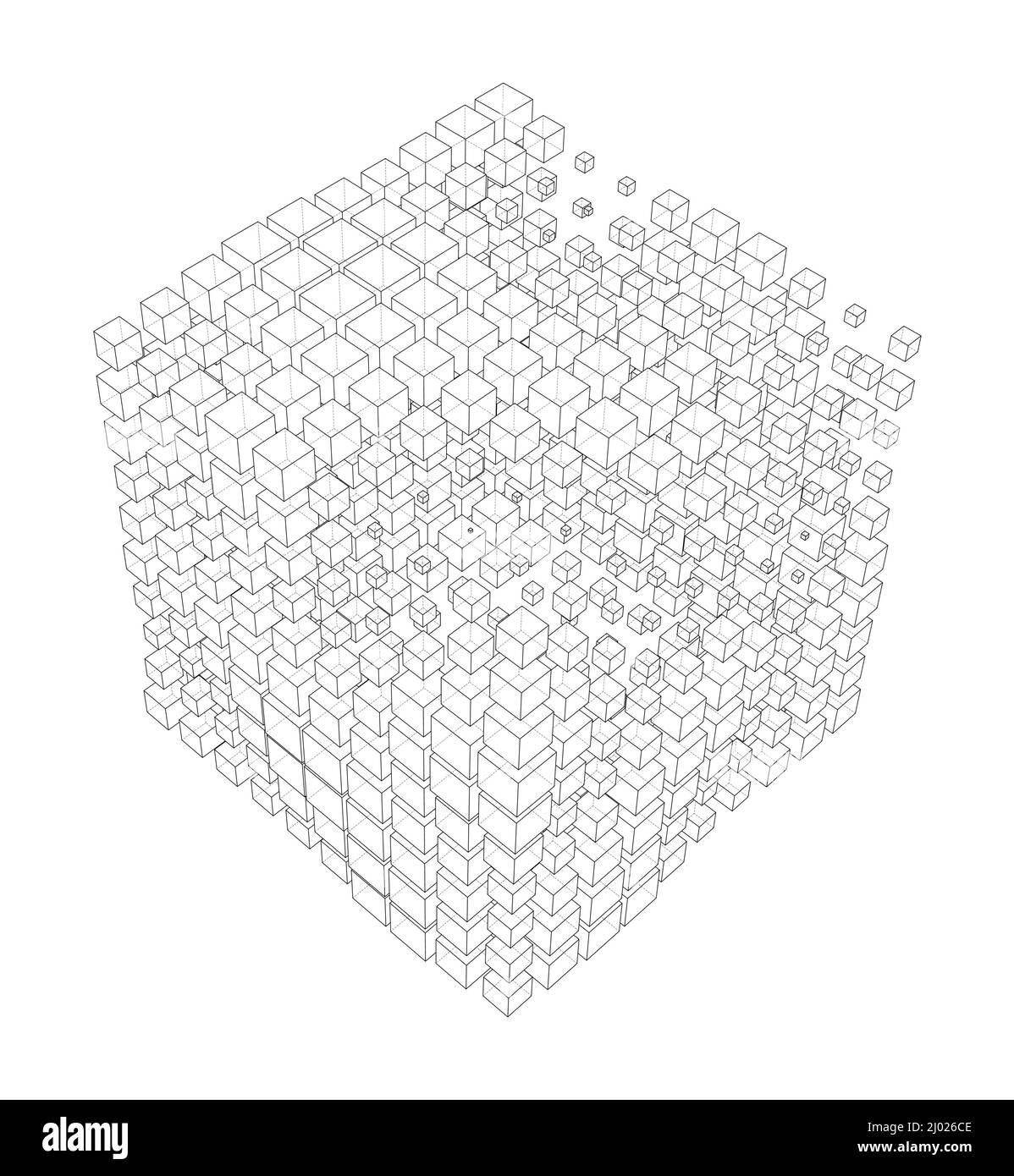 Vector abstract boxes background Stock Vector Image & Art - Alamy