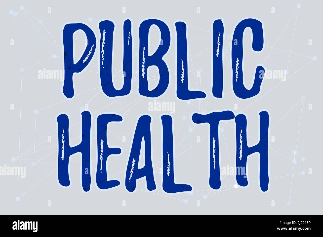 Sign displaying Public Health. Business concept Promoting healthy ...