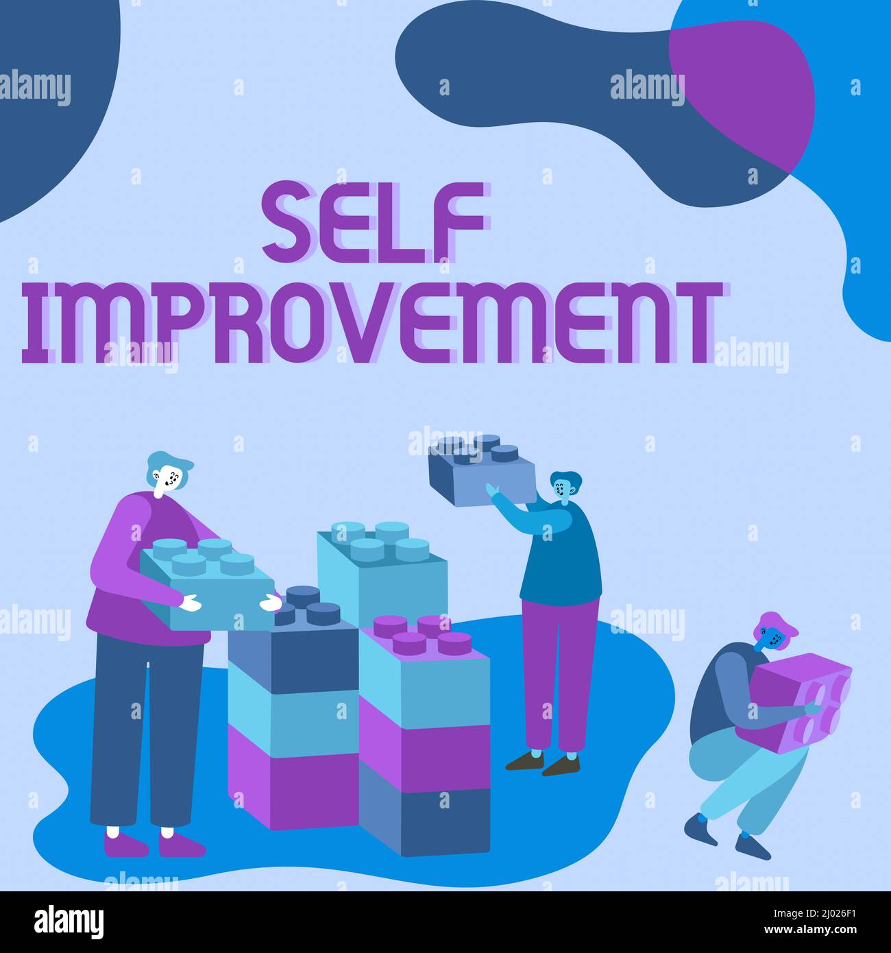 Sign displaying Self Improvement. Word for process of making yourself a ...