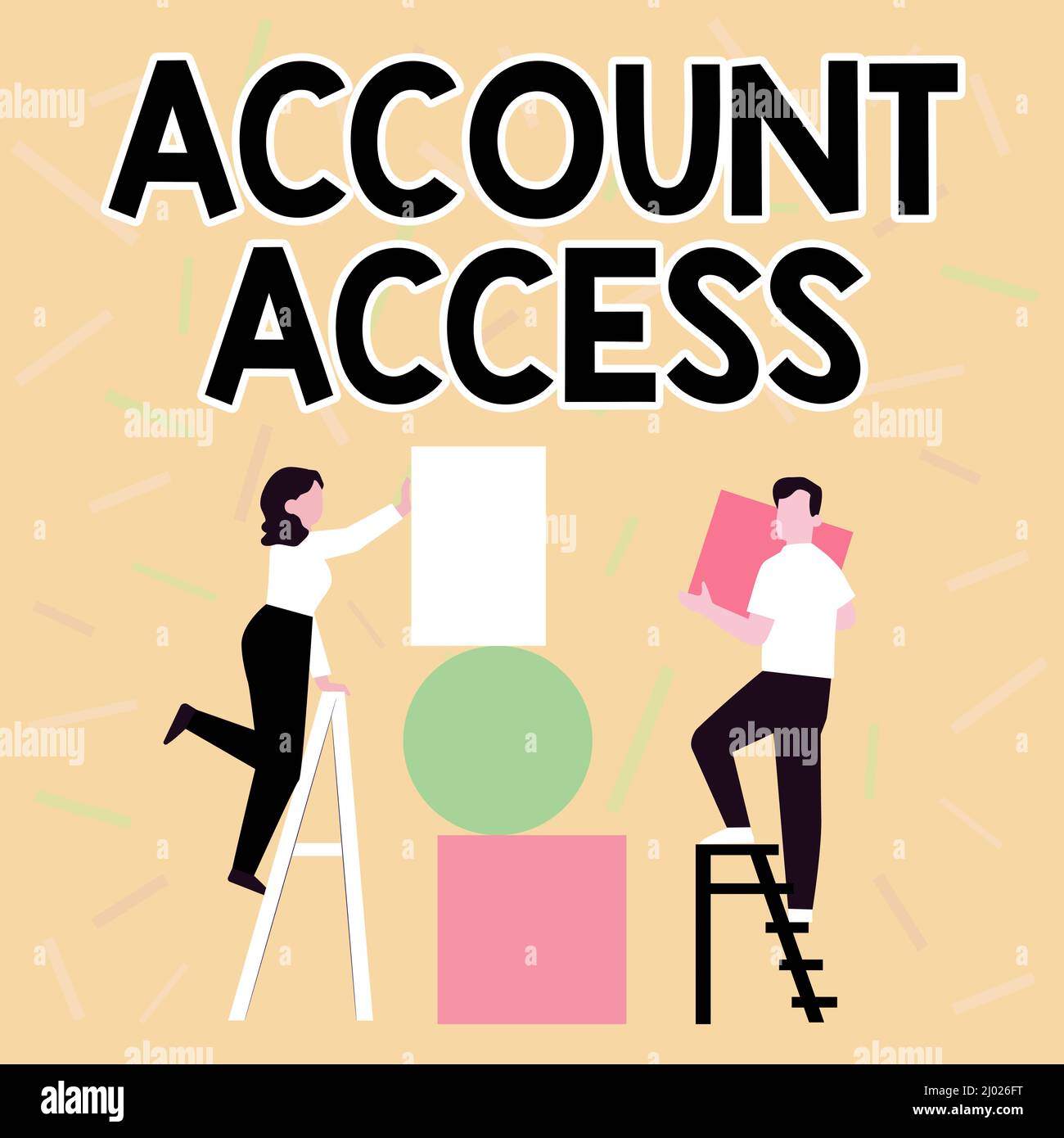 Inspiration showing sign Account Access. Business showcase having ...