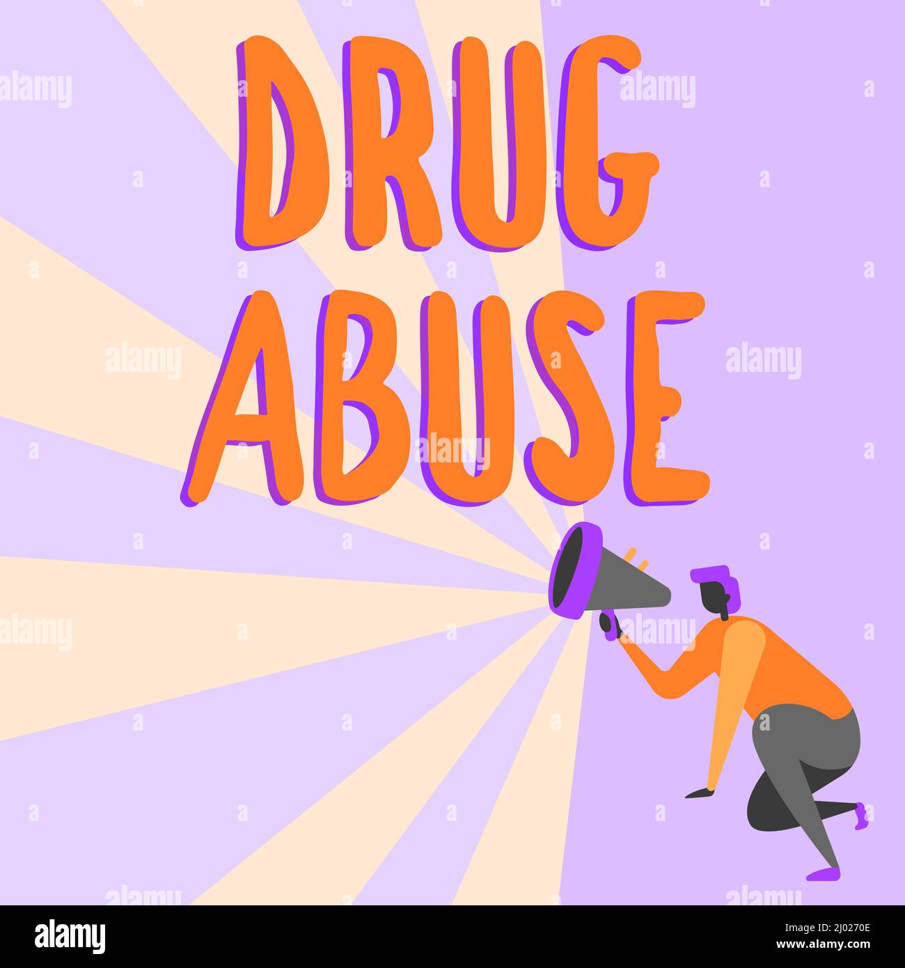 Hand writing sign Drug Abuse. Word for Compulsive drug seeking The ...