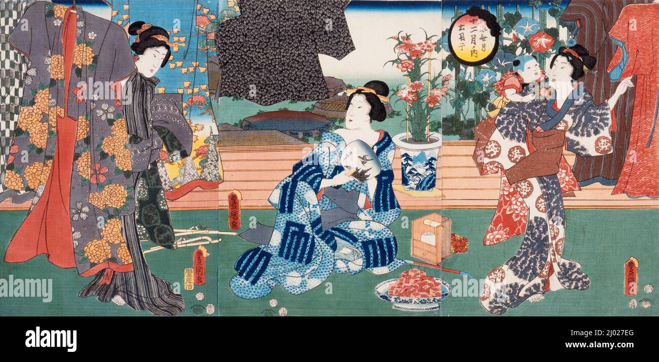 The Sixth Lunar Month. Utagawa Kunisada (Toyokuni III) (Japan, Edo ...