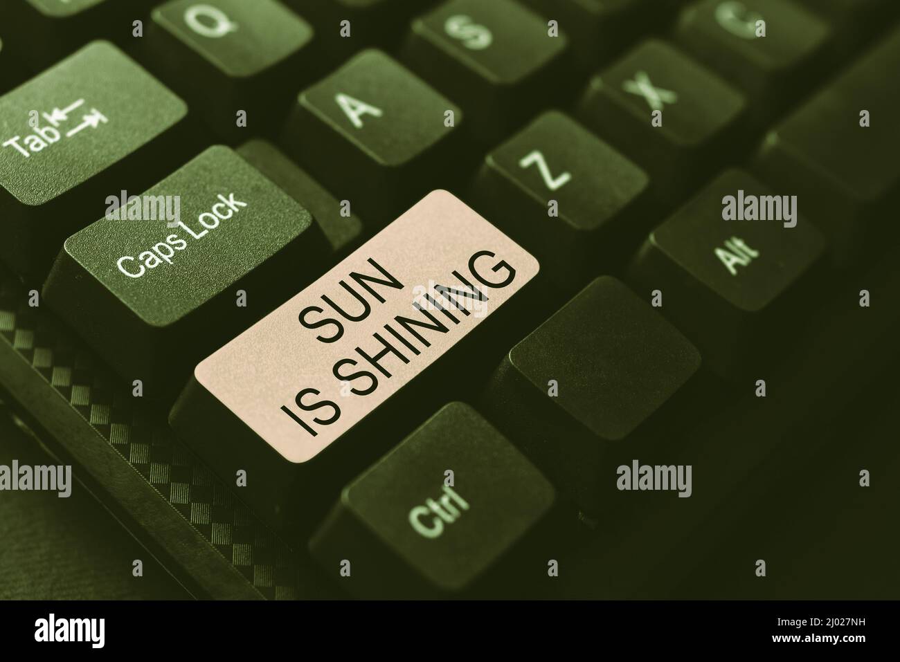 Conceptual display Sun Is Shining. Business approach Beautiful sunshine ...