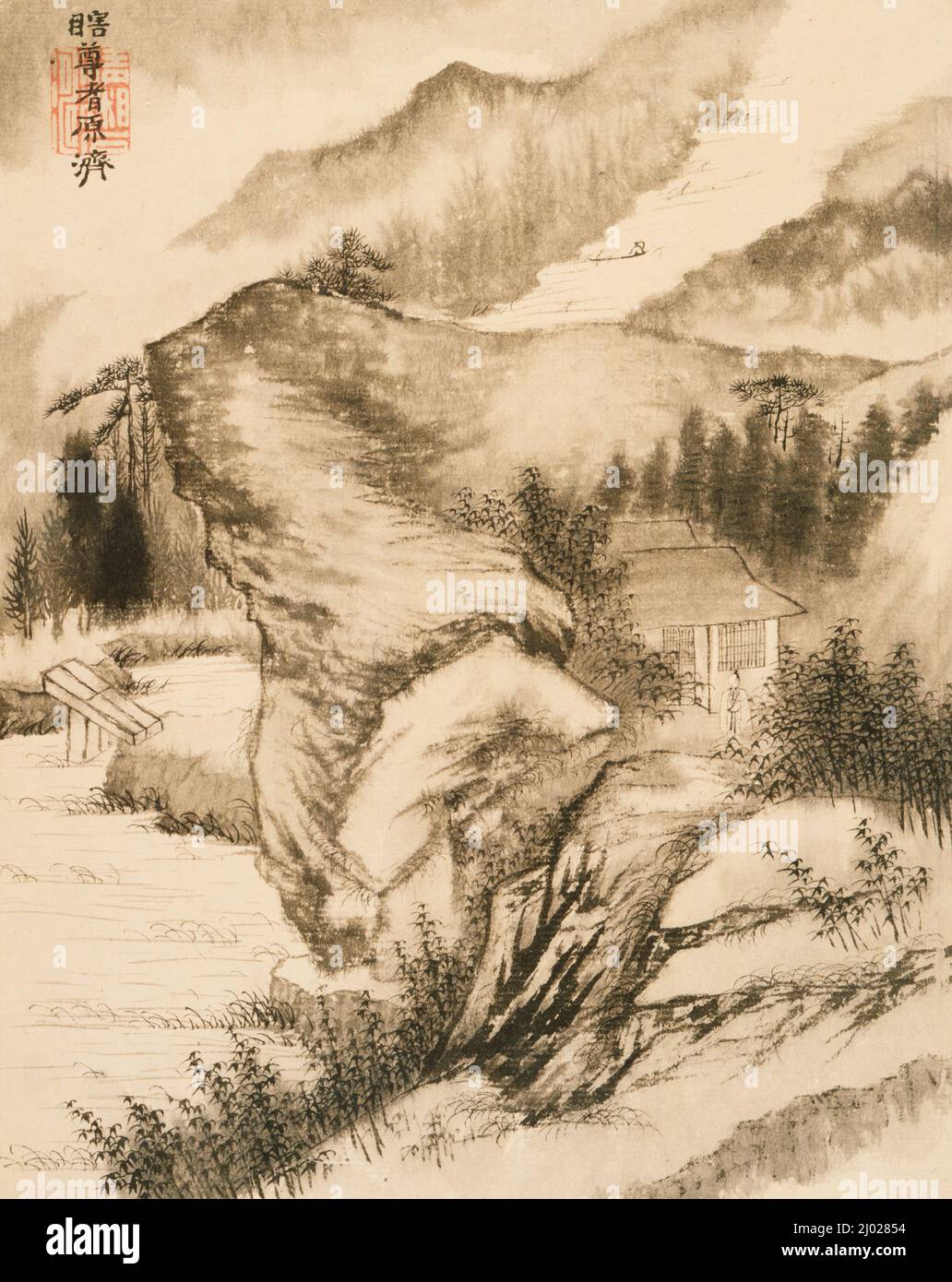 Landscape. Shitao (China, Guangxi Province, 1642-1707). China, Chinese ...