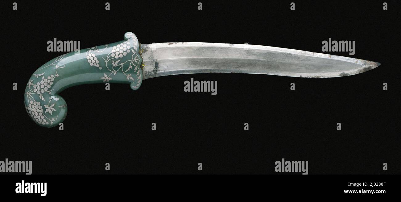 Dagger (Khanjar) and Sheath. India, Andhra Pradesh, Hyderabad, circa ...