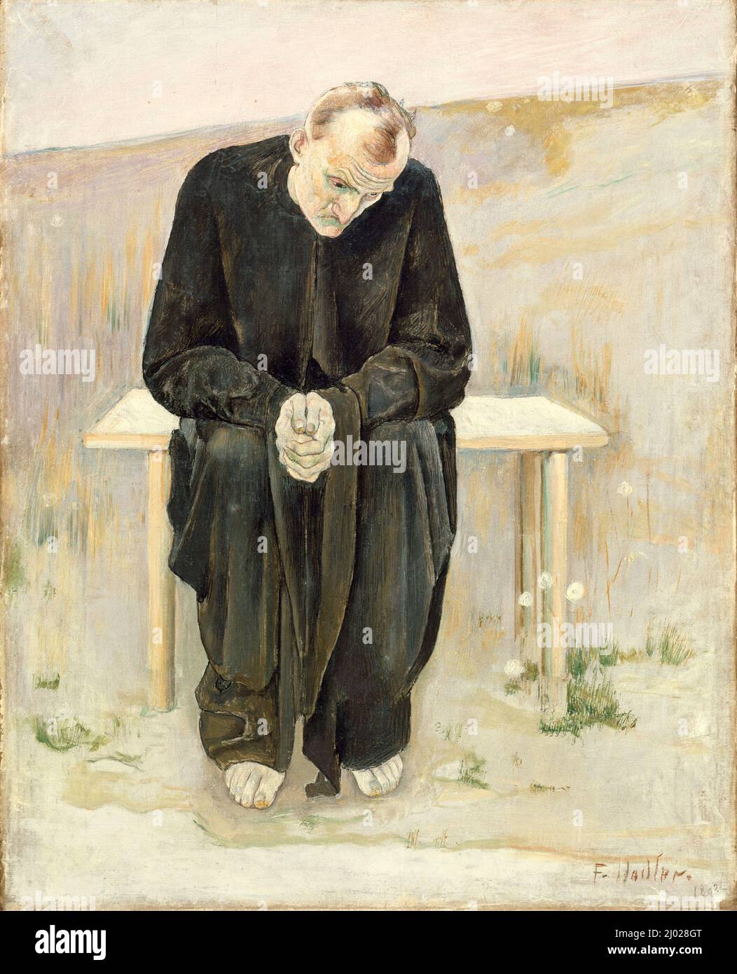 The Disillusioned One. Ferdinand Hodler (Switzerland, 1853-1918 ...
