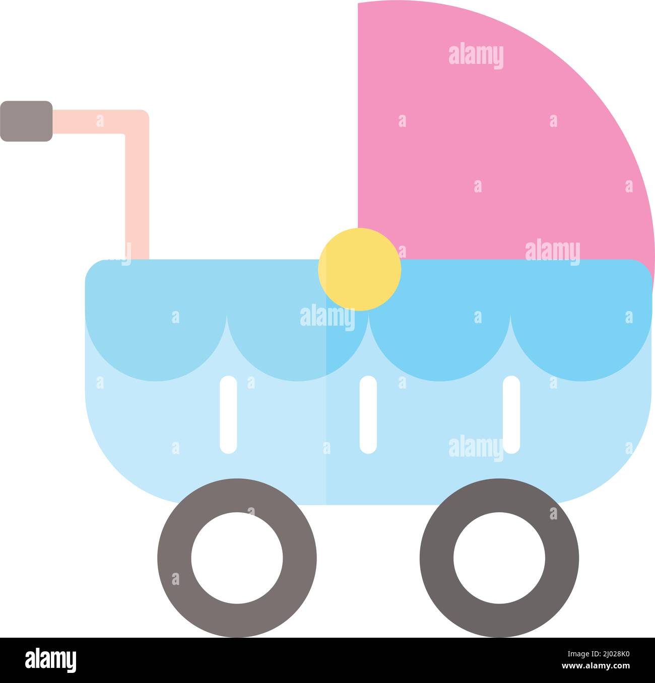 cute baby cart transport icon Stock Vector Image & Art - Alamy