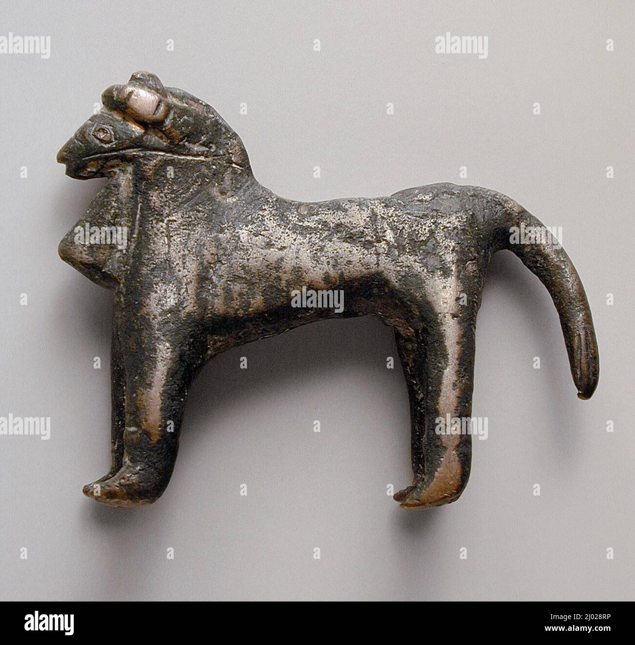 Crude, Full-Figure Ram. Iran, no date. Sculpture. Bronze Stock Photo ...