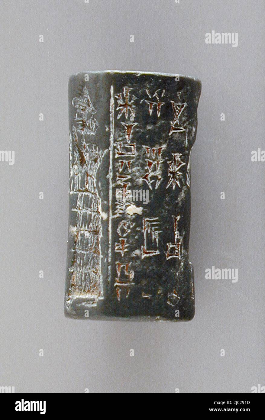 Cylinder Seal. Mesopotamia, Old Babylonian period, circa 2000-1600 B.C ...