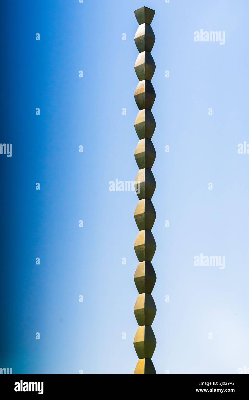 The Endless Column (Column of Infinite or Coloana Infinitului) made by ...