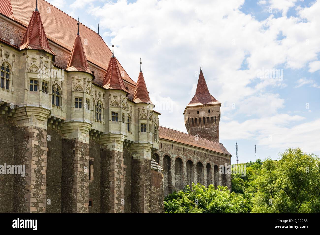 Corvin Castle, Hunyad Castle or Castelul Corvinilor is a gothic castle ...