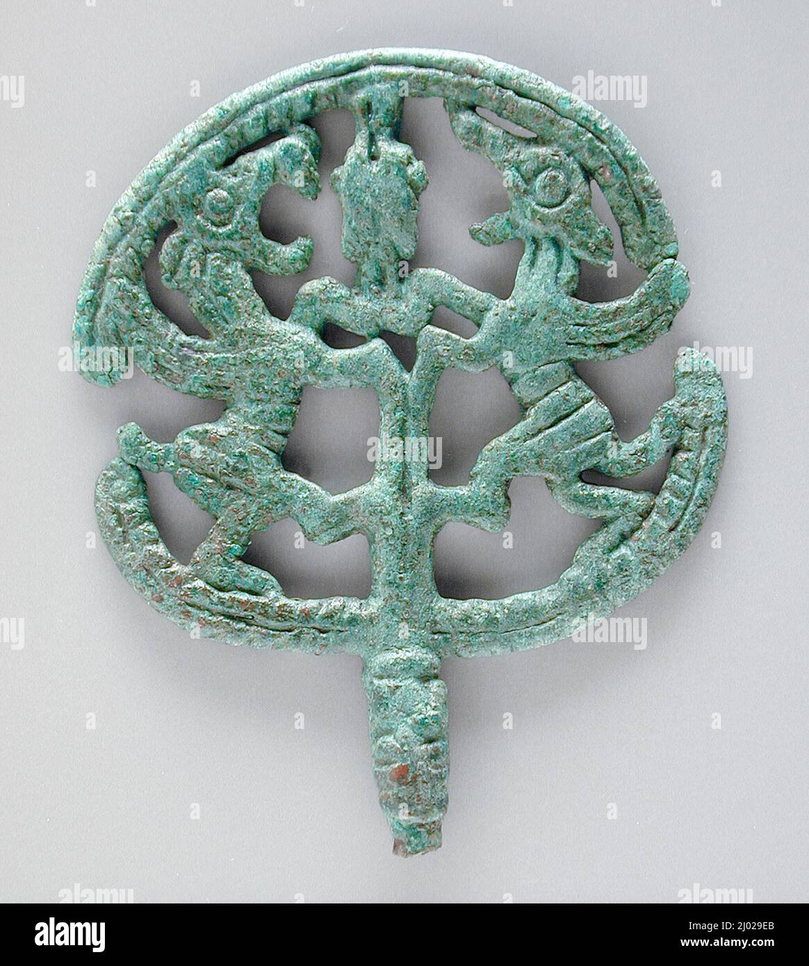 Openwork Pinhead. Iran, Luristan, Luristan bronzes, circa 1000-650 B.C ...