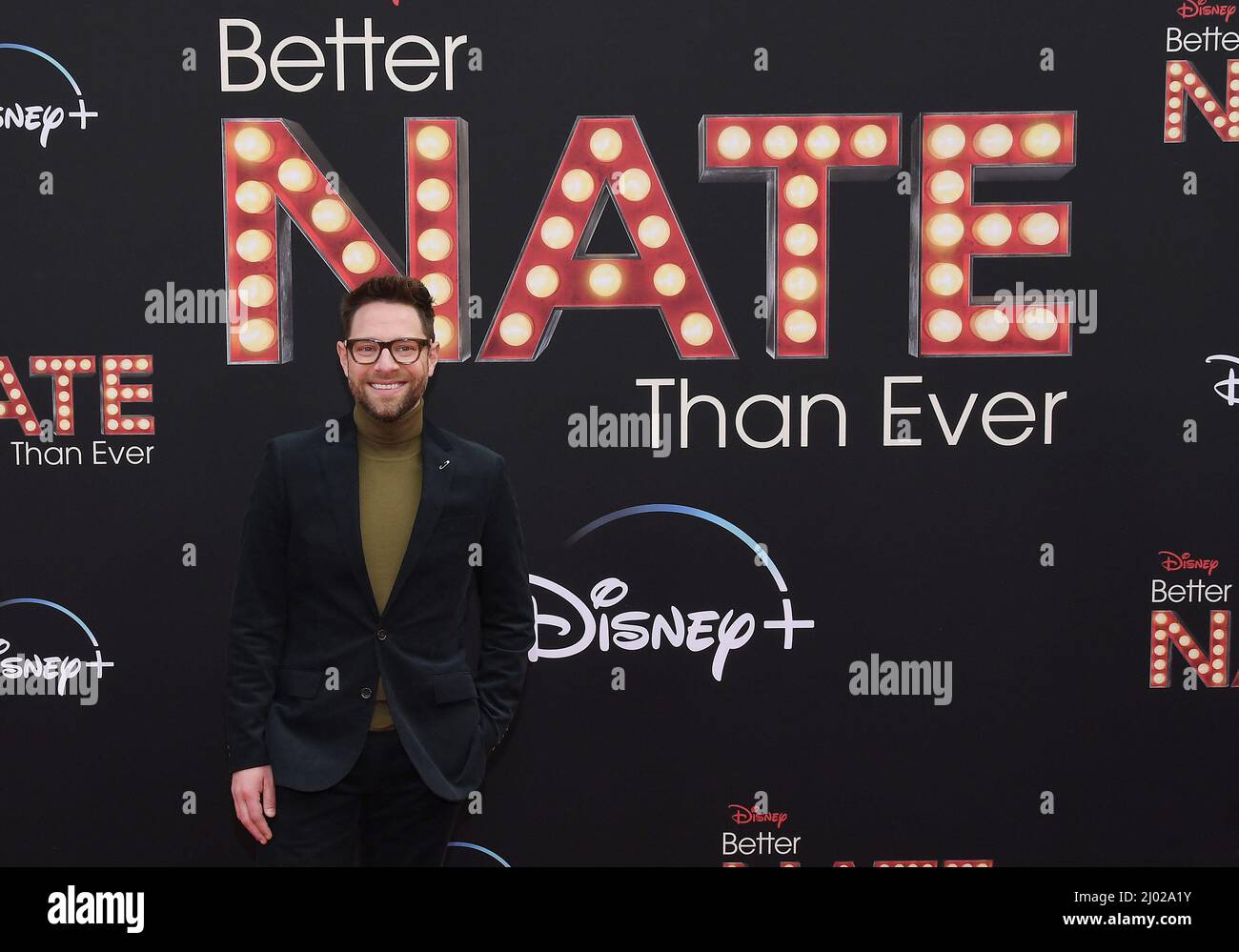 Los Angeles, USA. 15th Mar, 2022. Tim Federle arrives at Disney's ...