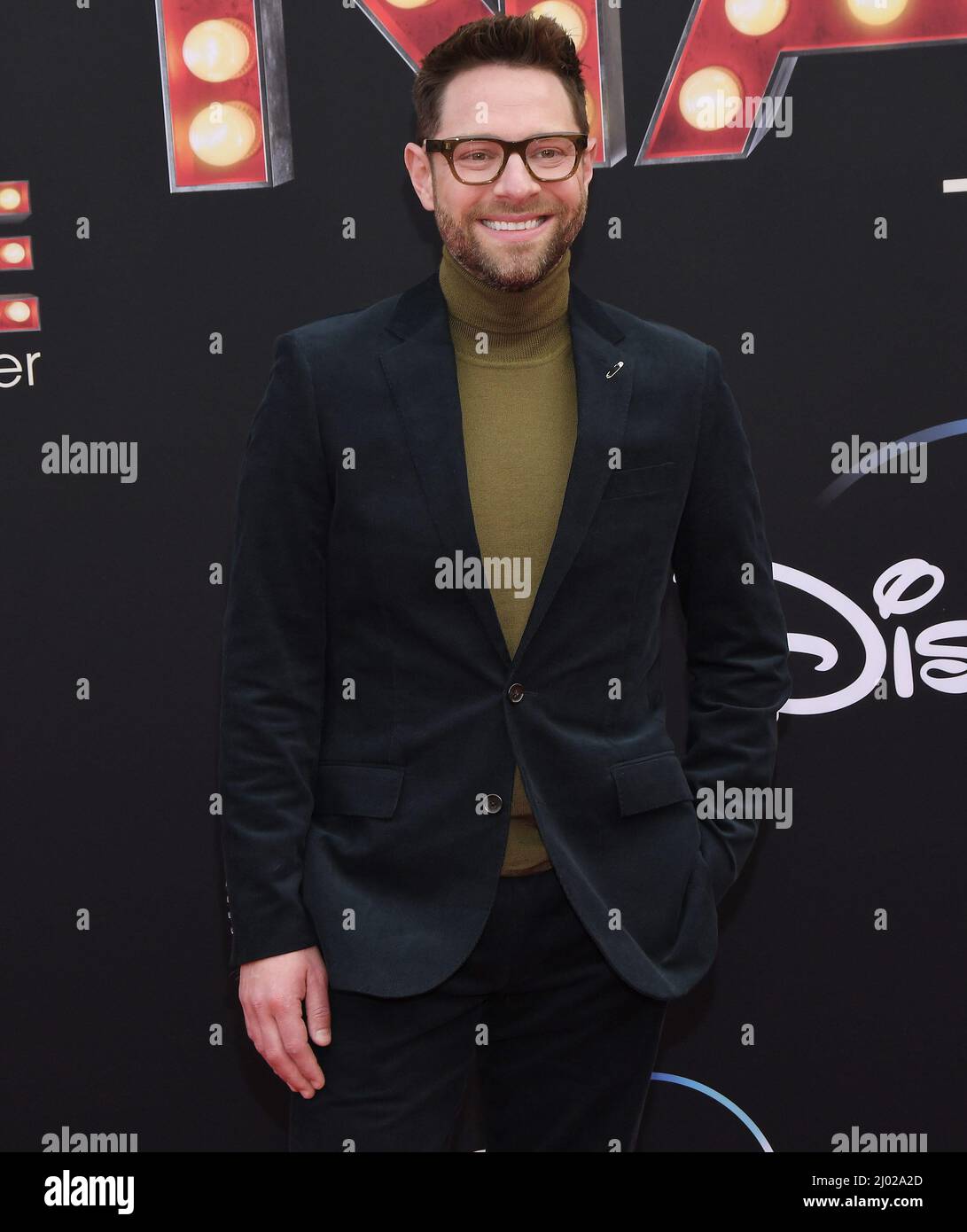 Los Angeles, USA. 15th Mar, 2022. Tim Federle arrives at Disney's ...