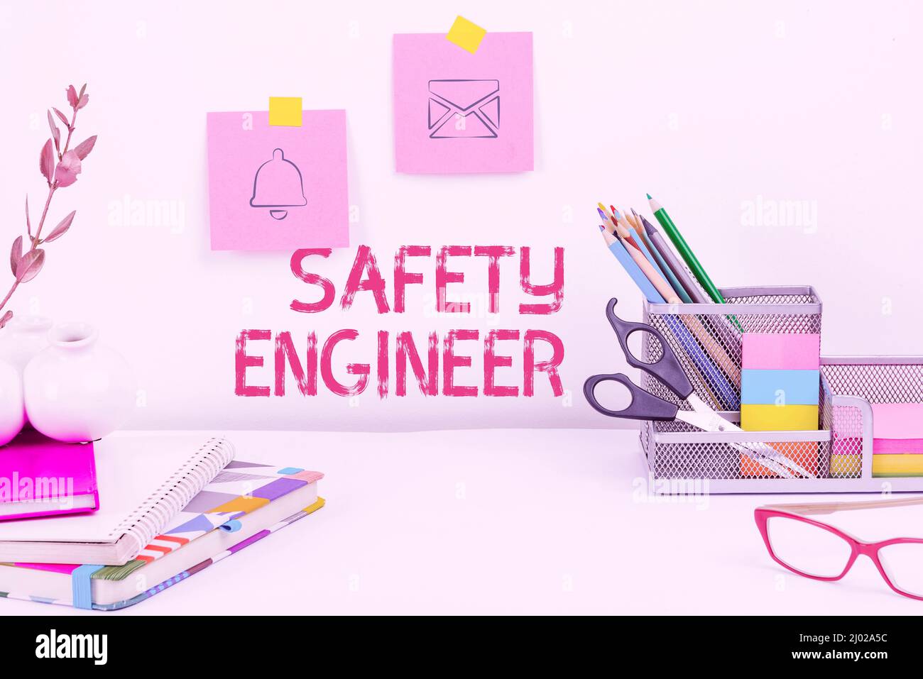 Hand writing sign Safety Engineer. Business approach person who ...