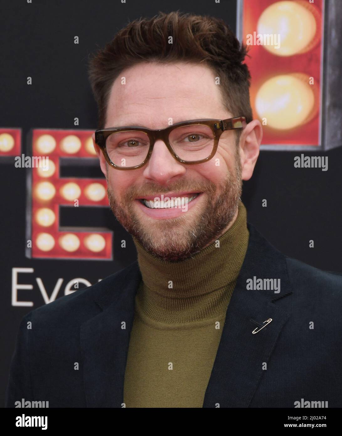 Hollywood, CA, US, March 15, 2022. Tim Federle arrives at Disney's ...